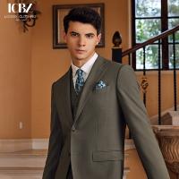China Custom Business Suit for Men Wool Blend Fabric Sizes S to 3XL Custom Color and Logo for sale