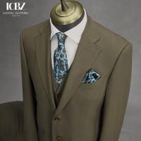 China Custom Business Suit for Men Wool Blend Fabric Sizes S to 3XL Custom Color and Logo for sale