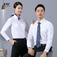 China Men's Stretchy Cotton Formal Casual Striped Dress Shirt S-10XL Custom Logo for sale