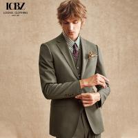 China Custom Business Suit for Men Wool Polyester Fabric Sizes S to 3XL OEM for sale
