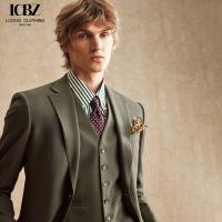 China Custom Business Suit for Men Wool Polyester Fabric Sizes S to 3XL OEM for sale