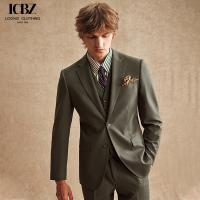 China Custom Business Suit for Men Wool Polyester Fabric Sizes S to 3XL OEM for sale