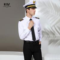 China Customized Moisture-Wicking Short Sleeves Uniform for Air Hostesses in Various Colors for sale