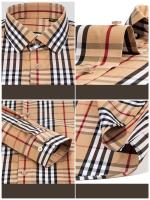 China Customizable Men's Formal Dress Shirt Polyester Cotton Blend No Ironing Sizes S to 10XL for sale