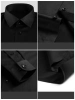 China Customizable Men's Formal Shirt Polyester Cotton Blend Sizes S to 10XL MOQ 50 for sale