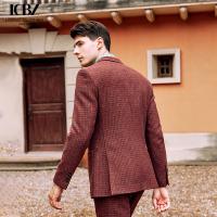 China Custom Men's Wool Suit for Wedding Groom Slim Fit Dress Suit S-3XL Customized for sale
