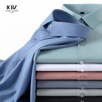 China Men's Double Pocket Dark Blue Sublimation Tattersall Korean Short Mermaid Dress Shirt S-10XL for sale