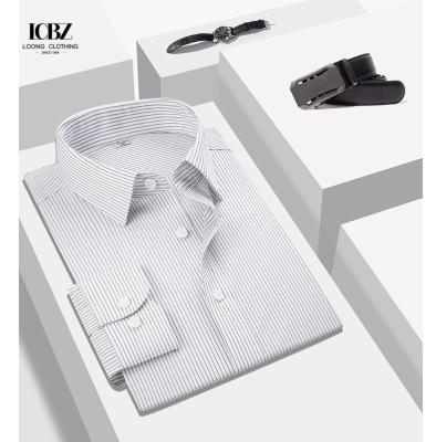 China Men's Formal White Dress Shirt French Cuff Full Sleeve Sizes S to 10XL Custom Fabric for sale
