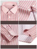 China Men's Short White Printed Dress Shirt Viscose Polyester Spandex Fabric Sizes S to 10XL for sale