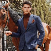 China Custom Business Casual Men Suit Wool Blend Fabric Sizes S to 3XL for Wedding Groom Formal Wear for sale