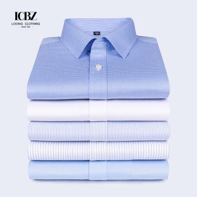 China Men's Dress Shirt Spanish Style 100% Cotton DP Ready-made No Ironing Custom Fit Sizes S to 10XL for sale