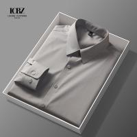 China Men Slim Fit Dress Shirt 100% Mercerised Cotton Plus Sizes 2XL Custom Logo for sale