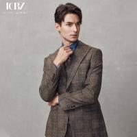 China Customized Designs Single Breasted Two Buttons Wool and Silk Suit for Men's Wedding for sale
