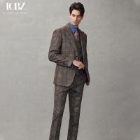 China Customized Designs Single Breasted Two Buttons Wool and Silk Suit for Men's Wedding for sale