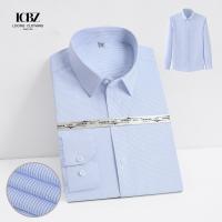 China Custom Tailored Spread Collar Italian Men's Dress Shirts No Ironing Needed 100 Cotton for sale