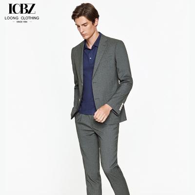 China Custom Business Men Suit Three Piece Set Wool Fabric Sizes S to 3XL for sale