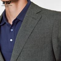 China Custom Business Men Suit Three Piece Set Wool Fabric Sizes S to 3XL for sale
