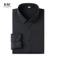 China 100S Anti Wrinkle Mens Oversized Dress Shirt 100 Cotton Convertible Cuff Plus Size for sale
