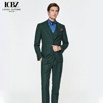 China Custom Business Suit for Men Wool Blend Fabric Sizes S to 3XL for Formal Events for sale