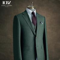China Custom Business Suit for Men Wool Blend Fabric Sizes S to 3XL for Formal Events for sale
