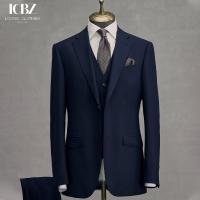 China Custom Business Suit for Men Wool Blend Fabric S M to 3XL Custom Logo and Size Available for sale