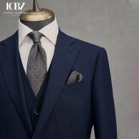 China Custom Business Suit for Men Wool Blend Fabric S M to 3XL Custom Logo and Size Available for sale