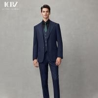 China Custom Men Business Casual Suit Blazer Wool Blend Fabric Sizes S to 3XL for sale
