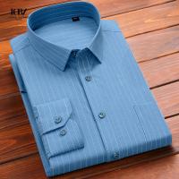 China Custom Sublimation Long Sleeve Oversized Shirt Stripes Men Sizes S to 10XL for sale