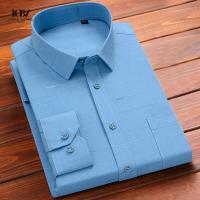 China Custom Sublimation Long Sleeve Oversized Shirt Stripes Men Sizes S to 10XL for sale