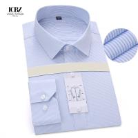 China Oversized Plus Size Long Sleeve Shirt for Men No Ironing Plain Dyed Fabric Sizes up to 10XL for sale