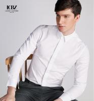 China Advantageous Men's Mandarin Collar Shirts Breathable and Environmentally Friendly for sale