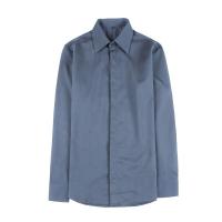 China Slim Fit Business Dress Shirt 75% Polyester 21% Viscose 4% Spandex Men Casual Button Down S-4XL for sale