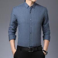China Men's Winter Quilted Shirt Detachable Fleece Lining Plaid Stripes Velvet Black Size XXL to 10XL for sale