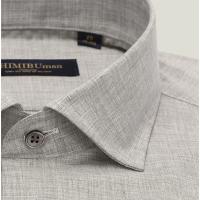 China Men's Business Formal Long Sleeve Dress Shirt Slim Fit with Pocket Sizes 2XL-10XL for sale