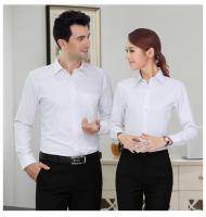 China Men's Long Sleeve Formal Dress Shirt Polyester Spandex Black Size XXL to 10XL for sale