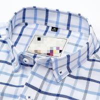 China Solid Pattern Business Casual Oxford Long Sleeve Cotton Shirt for Men Size XXL to 10XL for sale