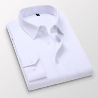 China Nonwoven Weaving Method Autumn Long Sleeve Plus Size Men's Shirts for Business Attire Sizes S-10XL for sale