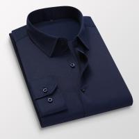 China Nonwoven Weaving Method Autumn Long Sleeve Plus Size Men's Shirts for Business Attire Sizes S-10XL for sale