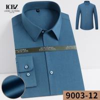 China Breathable Bamboo Fiber Men's Casual Long Sleeve Shirt Sizes 3XL to 10XL for sale