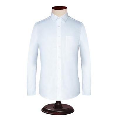China Plus Size Men's Professional Solid Color Office Dress Shirt Uniform 5XL for sale