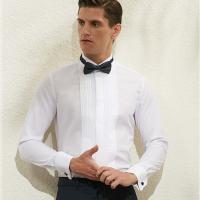 China Men's Oversized Breathable Formal Shirt Polyester Spandex Black XXL to 10XL Custom Logo for sale