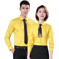 China Men's Casual Shirt Polyester Spandex Fabric Black XXL to 10XL Custom Logo for sale