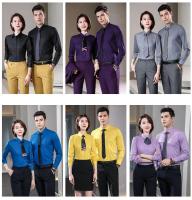 China Men's Casual Shirt Polyester Spandex Fabric Black XXL to 10XL Custom Logo for sale