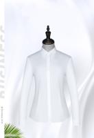 China Women's Full Sleeve Casual Shirt with Button Design Tailored Fit Sizes XS to XL for sale
