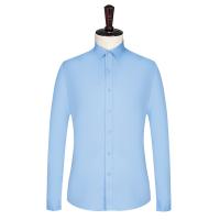 China Men's Long Sleeve Dress Shirt Cotton Bamboo Fiber Breathable Business Shirt S-XXXL for sale