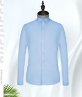 China Men's Long Sleeve Dress Shirt Cotton Bamboo Fiber Breathable Business Shirt S-XXXL for sale