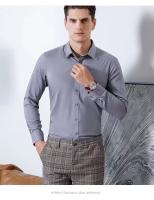 China Men's Corduroy Shirt Viscose Polyester Spandex Knit Fabric Custom Print Sizes XXL to 10XL for sale