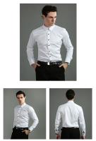 China Men's Corduroy Work Shirt Heavyweight Cotton Fabric Black XXL to 10XL Custom Logo for sale