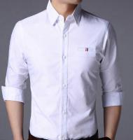 China Vintage Custom Cotton Polyester Blend Men's Oversized Shirt Plus Size M L XL for sale