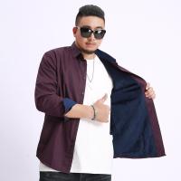 China Men's Full Sleeve Winter Fleece Henley Shirt 6XL Corduroy Custom Logo for sale
